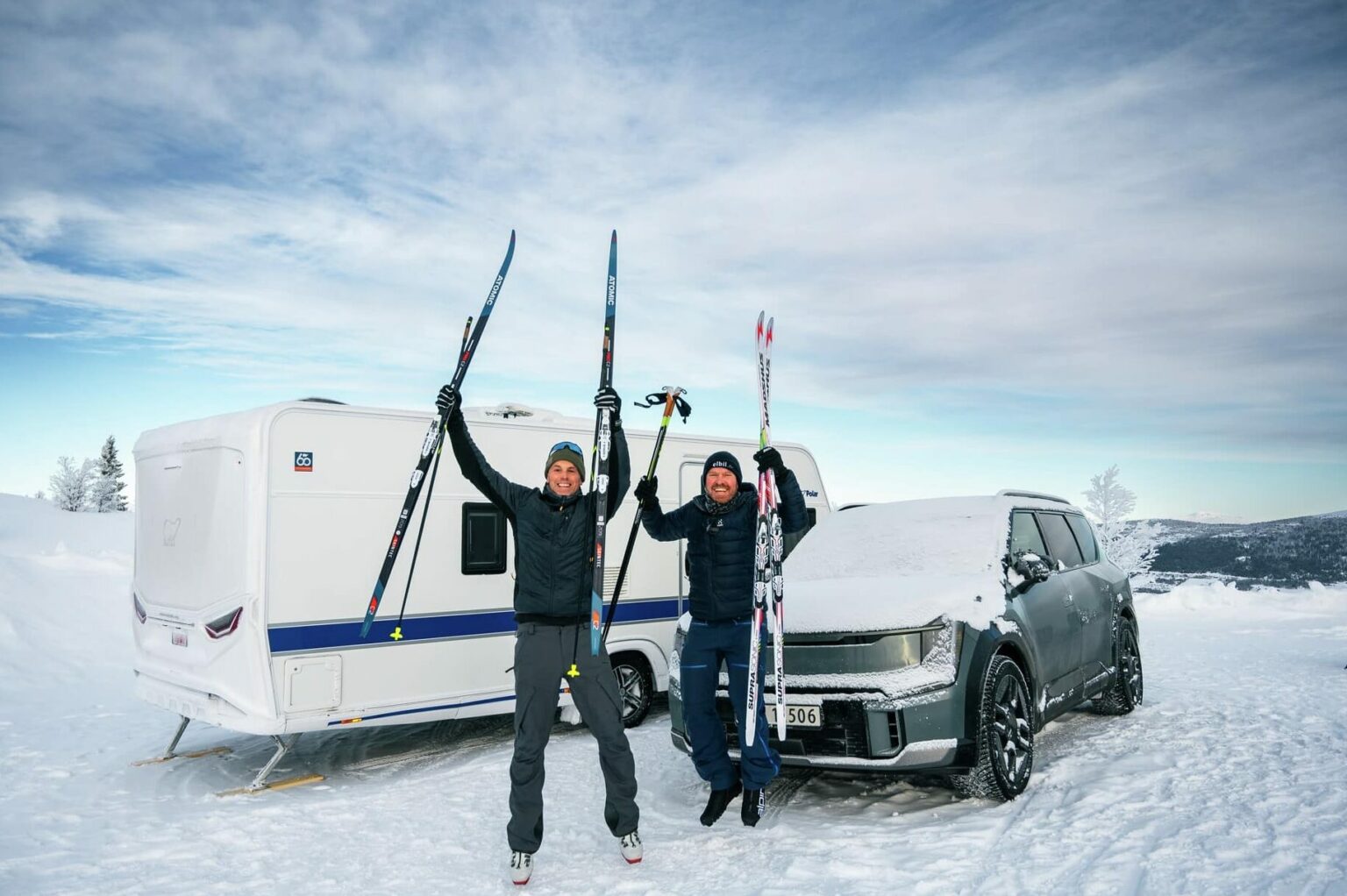 Test: Kia EV9 som batteribank på vinter-camping til fjells - Norsk ...